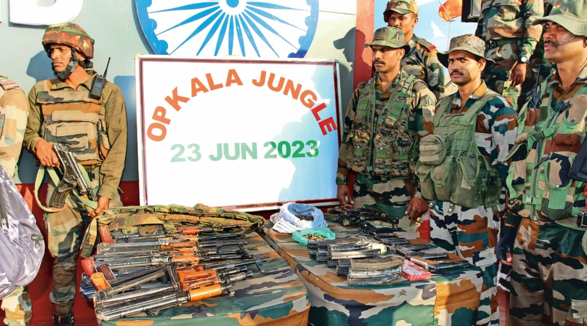 Four terrorists killed as third infiltration bid foiled this month ...