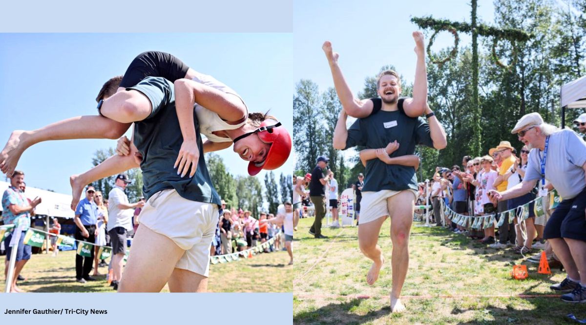 Watch: This ‘wife carrying contest’ in Canada reminds people of Dum ...