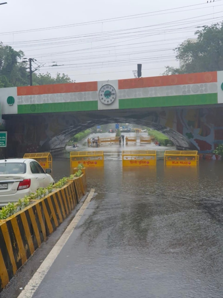 Waterlogging across Delhi as heavy rain pounds national capital | Delhi ...