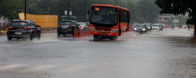 Waterlogging Across Delhi As Heavy Rain Pounds National Capital Delhi