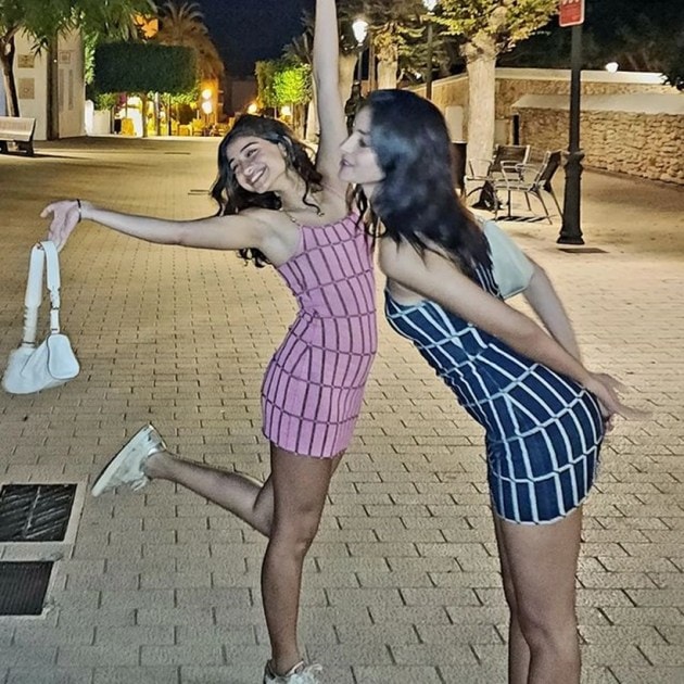 Ananya Panday, Chunky Pandey dine with Karisma Kapoor’s ex-husband ...