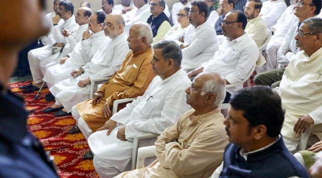Amit Shah, JP Nadda, Eknath Shinde, Ajit Pawar pay homage to veteran RSS leader Madan Das Devi ...