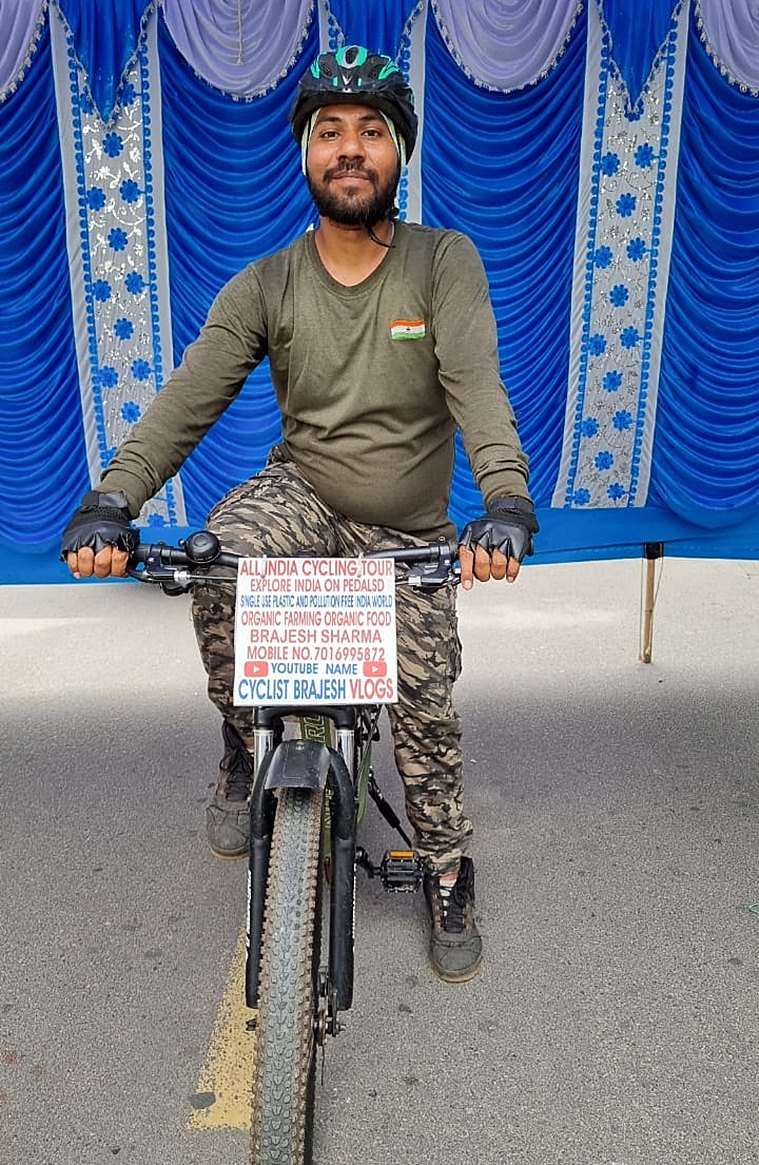 Cyclist on mission to spread awareness on harmful effects of single-use ...