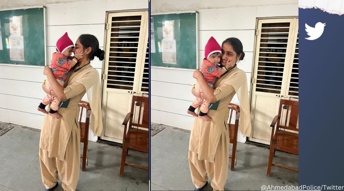 Constable takes care of baby of woman appearing for an exam; wins ...
