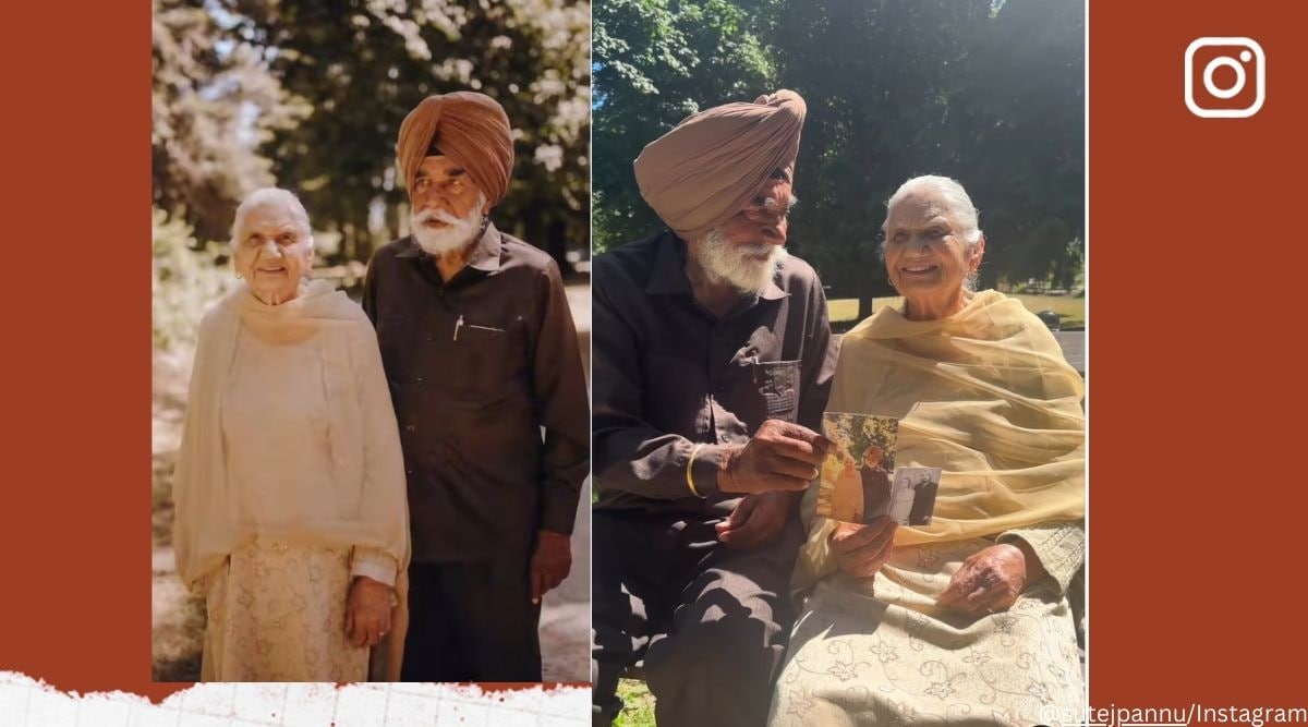 Elderly Sikh couple recreates old photo in impromptu photoshoot with a ...