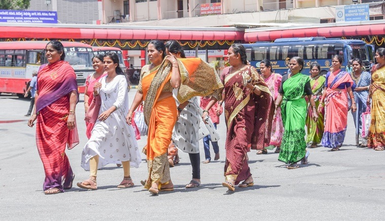 A month since launch of Karnataka’s free bus ride scheme, women are on ...