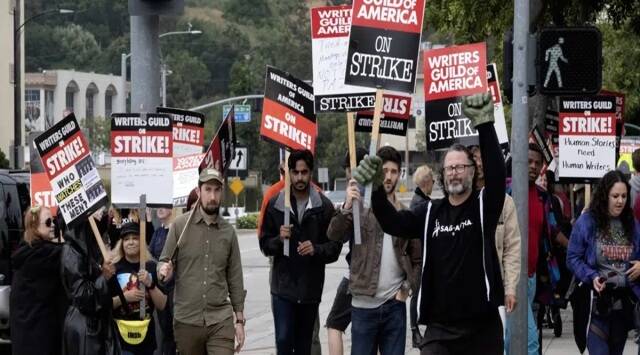 On the picket lines with Hollywood’s actors and writers, from LA to New ...