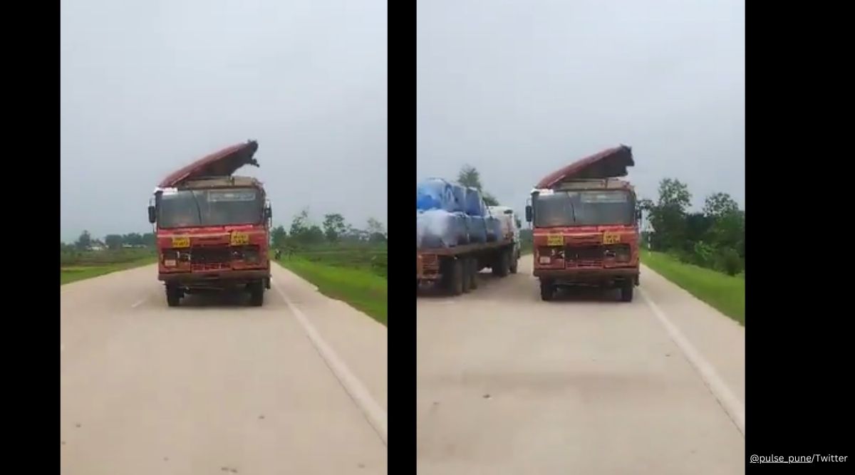 MSRTC bus with partially broken rooftop runs on road; official ...