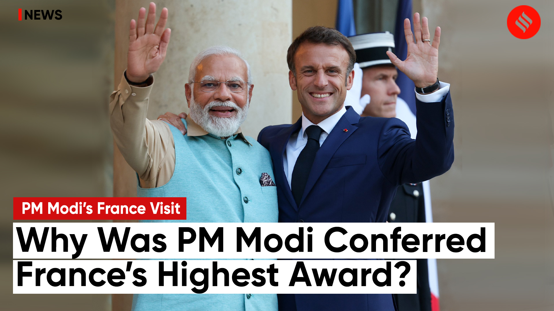 Pm modi in france pm modi conferred with frances highest award why was ...