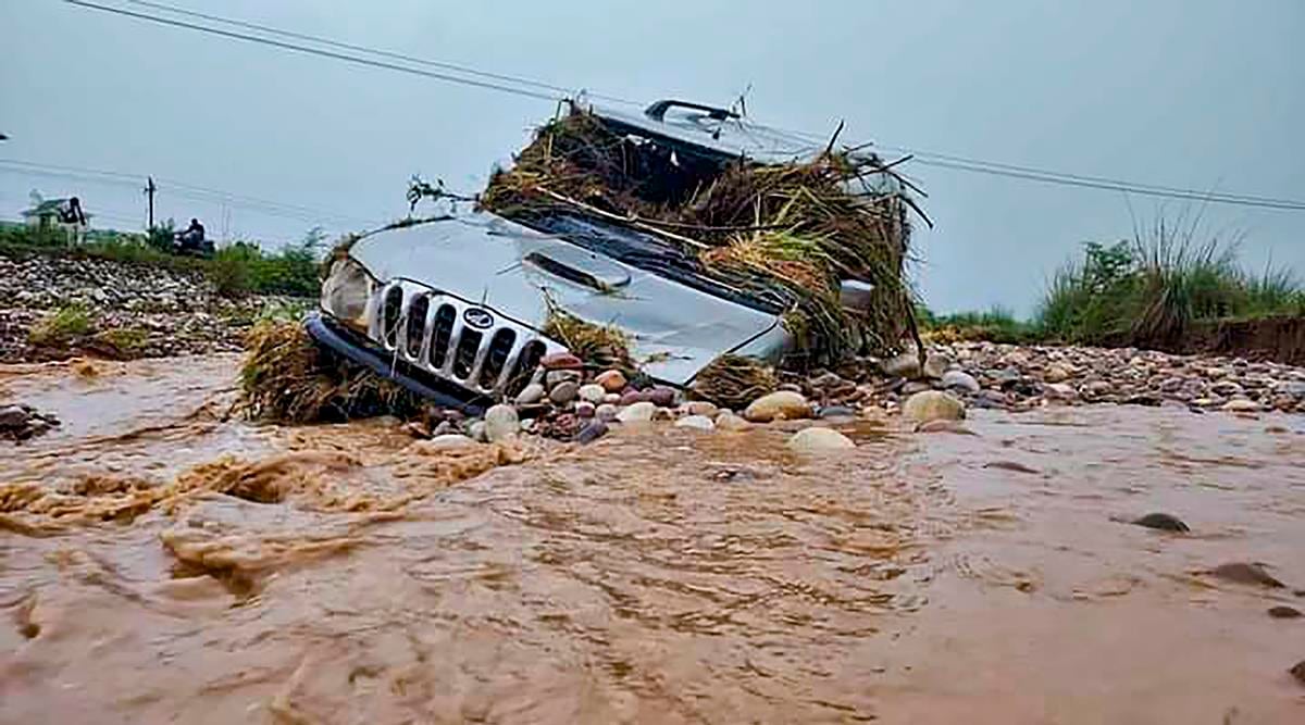 Flash flood in Himachal’s Una, 10 houses damaged | Shimla News - The ...