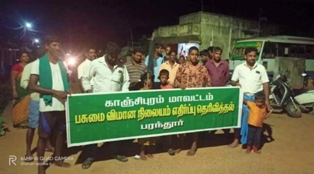 Parandur airport: Over 200 villagers arrested after protests against ...