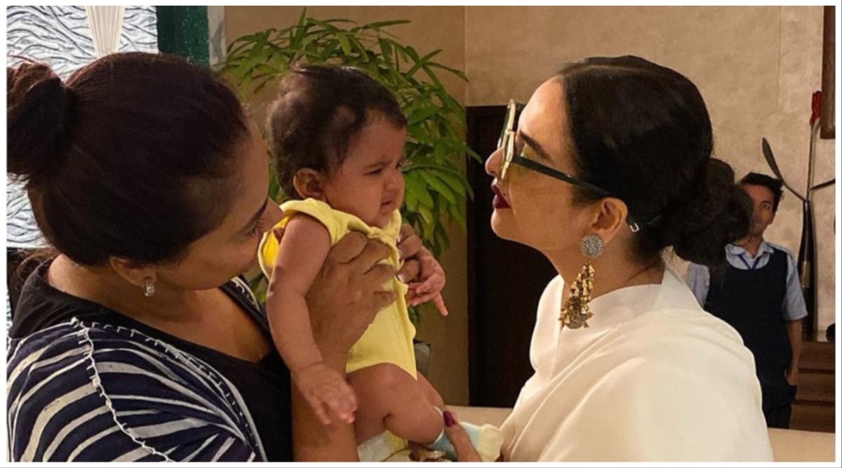 Sameera Reddy recalls how Rekha soothed her ‘cranky’ daughter: ‘It’s ...