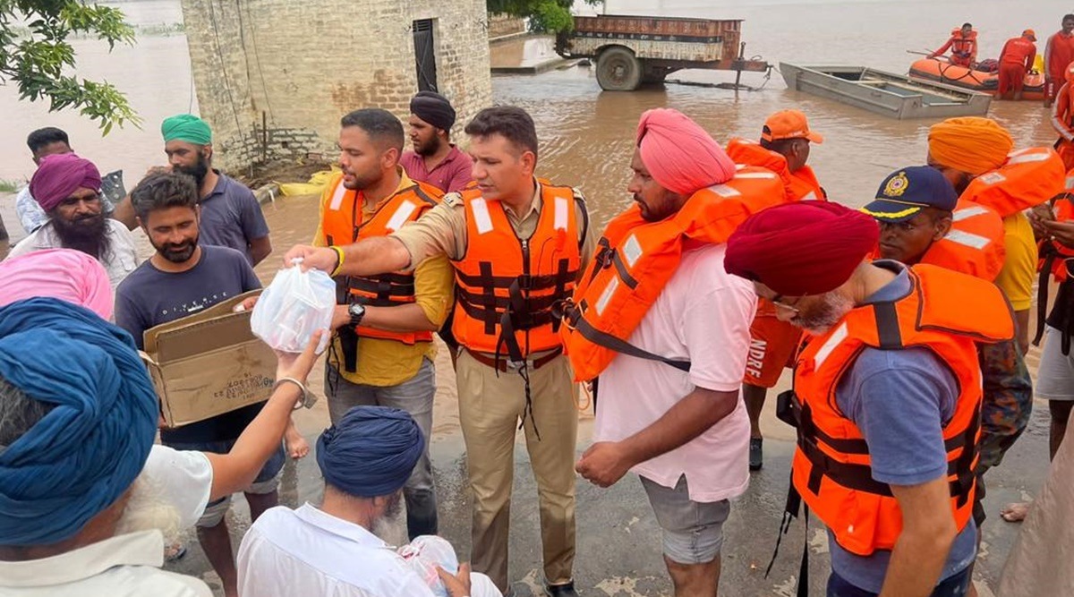Camping in Sangrur’s flood-hit villages, these officers have been ...
