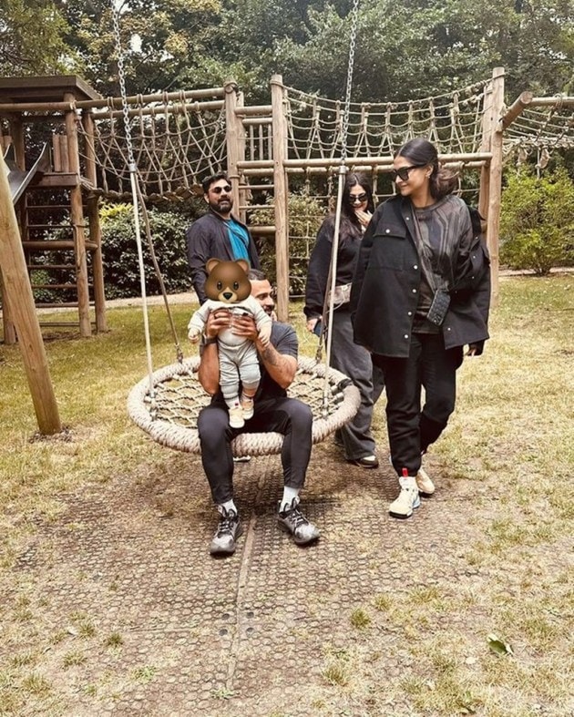 Sonam Kapoor, Anand Ahuja, Vayu, Rhea Kapoor, Rhea Kapoor, Karan ...