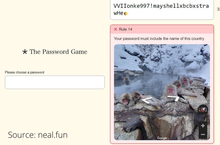 What is 'The Password Game' by Neal Agarwal?
