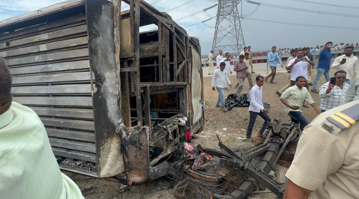 Could come out of burning vehicle alive by breaking its window ...