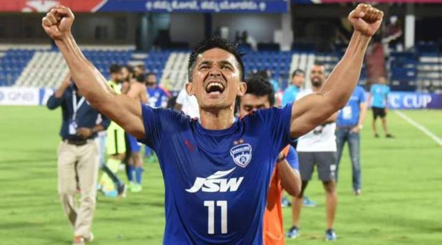 Sunil Chhetri signs Bengaluru FC extension | Football News - The Indian ...