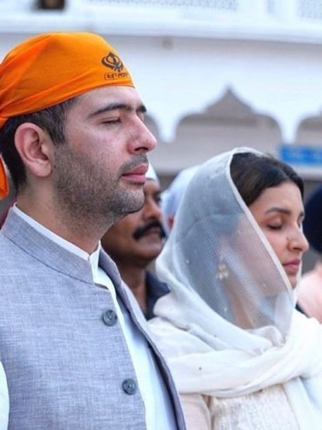 Glimpses from Parineeti Chopra-Raghav Chadha’s Golden Temple visit ...