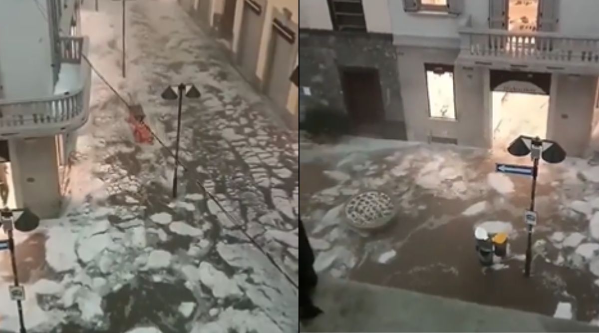 Over 110 injured as hailstorms batter parts of Italy, turn streets into ...