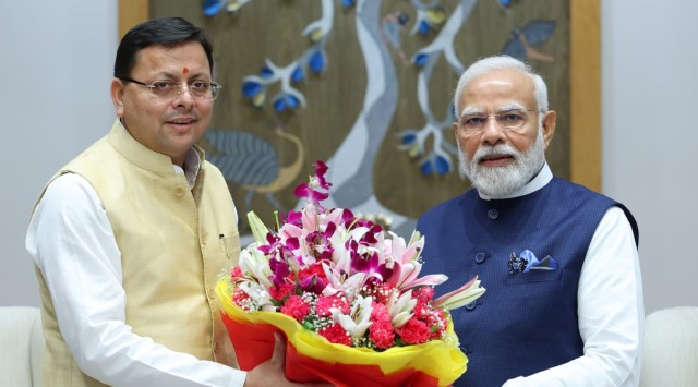 Uttarakhand CM Pushkar Singh Dhami meets PM Modi, invites him to ...