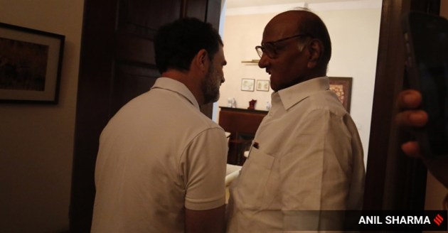 Amid NCP crisis, Rahul Gandhi meets Sharad Pawar to extend support ... Amid NCP crisis, Rahul Gandhi meets Sharad Pawar to extend support ...