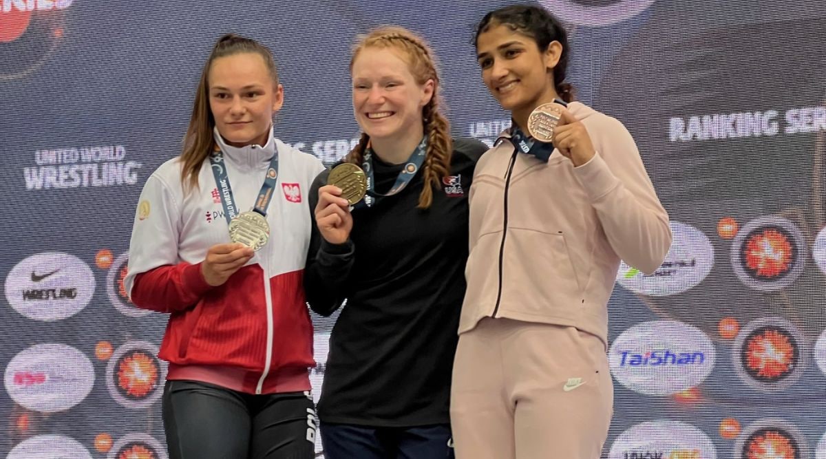 Sangeeta Phogat wins bronze at Hungary Ranking Series wrestling event ...