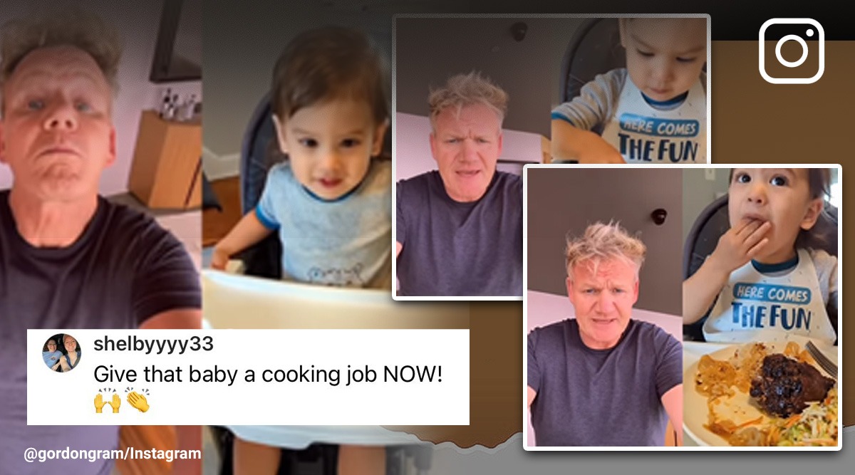 British chef Gordon Ramsay finds mini version of him in 2-year-old boy ...