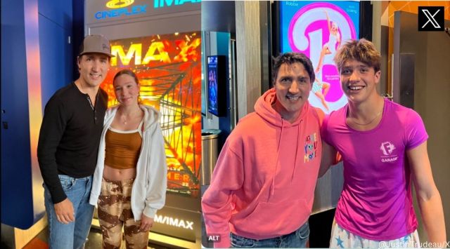 Canada PM Justin Trudeau watches ‘Oppenheimer’ with daughter to ...
