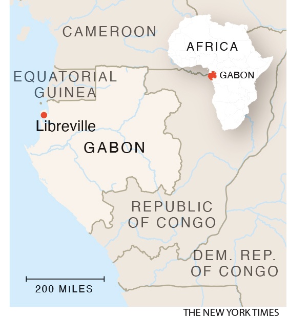 What is happening in Gabon?