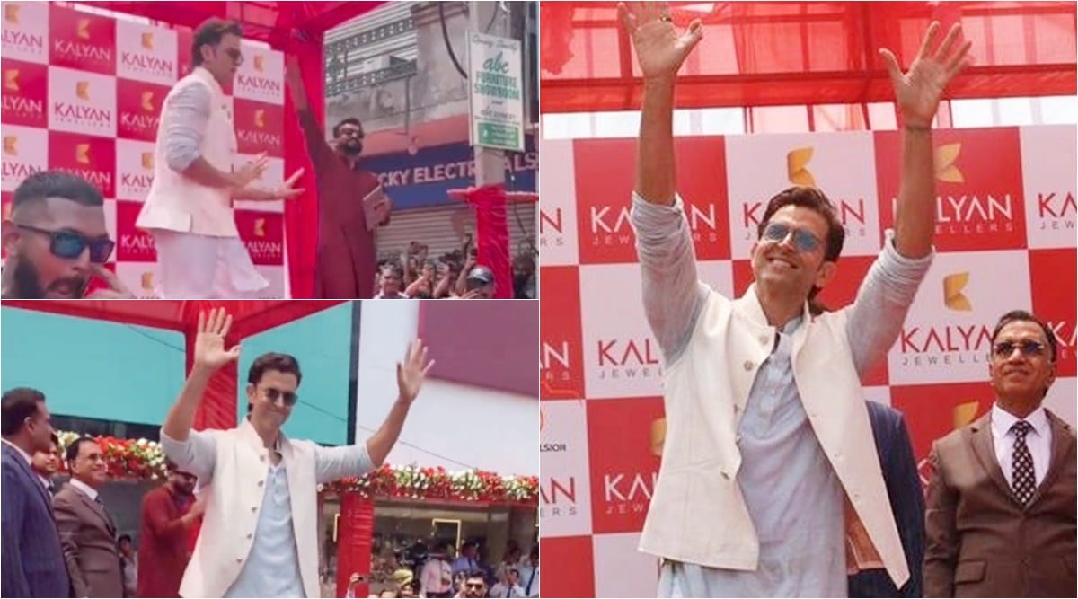 Hrithik Roshan accorded warm welcome by fans in Jammu; actor dances to ...
