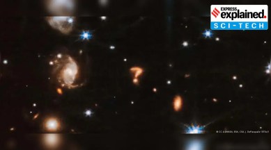 The truth behind the JWST photo of a question mark in space | Explained ...