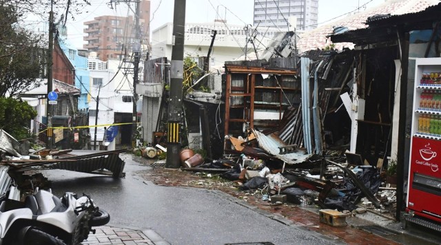 Typhoon Khanun pounds Japan’s Okinawa, injures over 30 people as it ...