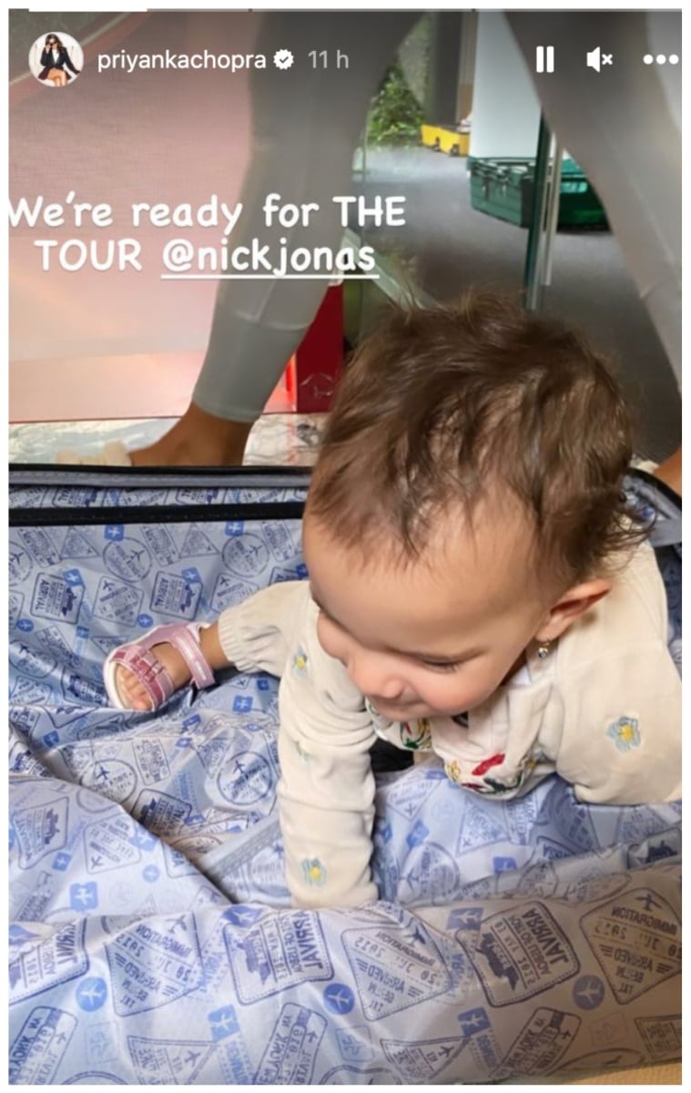 Priyanka Chopra shares pic of daughter Malti Marie sitting inside a ...