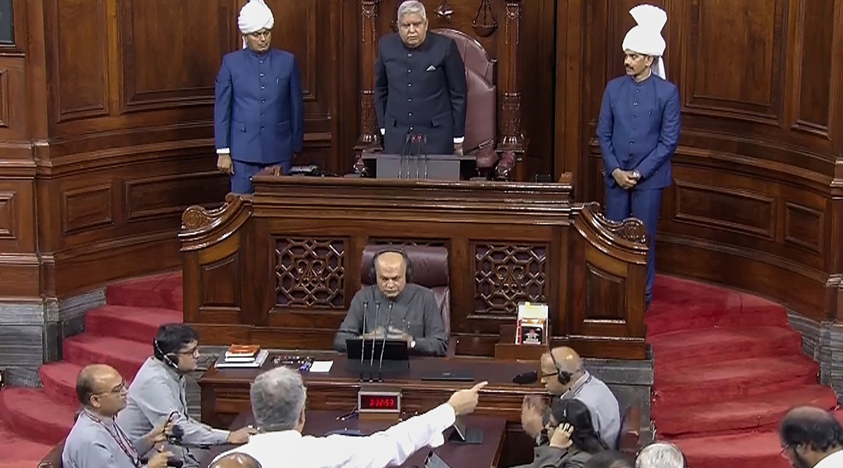 Rajya Sabha Adjourned Twice As Opp Demands Pms Presence India News