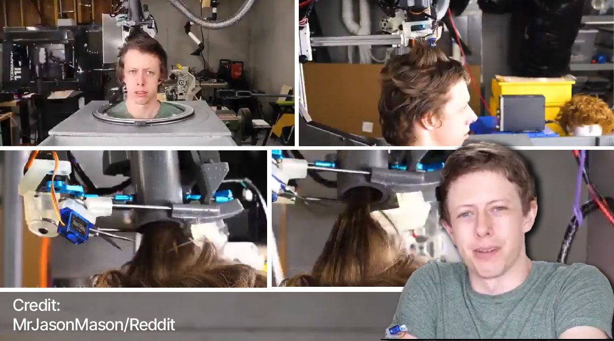 Watch: This video of a haircutting robot may remind you of Charlie ...
