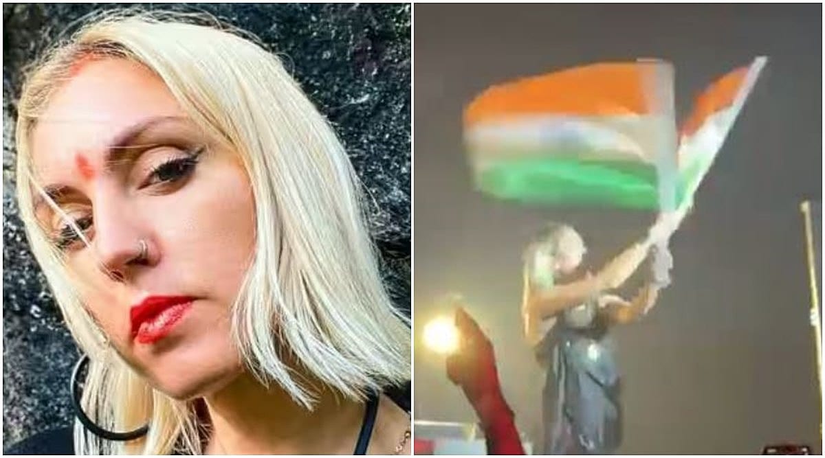 Ukrainian singer Uma Shanti booked for insulting Tricolour at Pune ...