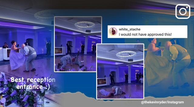 Woman gives a ‘Stone Cold Stunner’ to cousin during wedding entrance ...