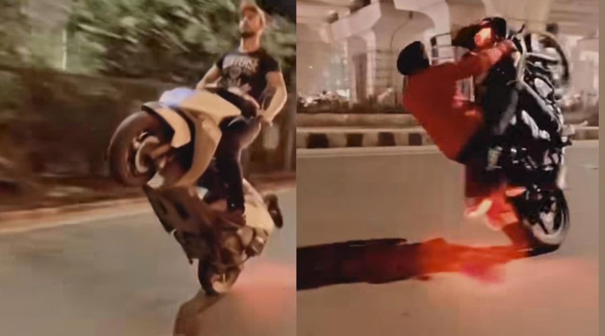 Man Performing Stunts On Bike For Social Media Fame Held In West Delhi