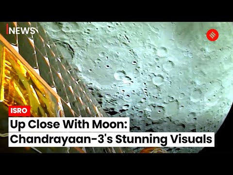 Isro releases stunning images of moon captured by chandrayaan 3 during ...