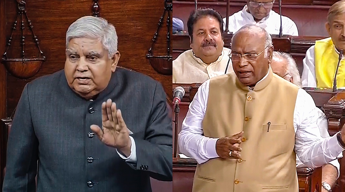 I never get angry, am married for 45 yrs: Jagdeep Dhankhar to Mallikarjun Kharge as RS witnesses ...