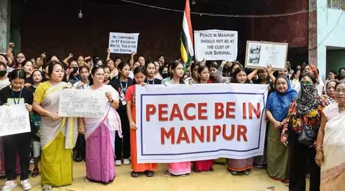 Meitei women activists protest against Assam Rifles, allege brutality ...