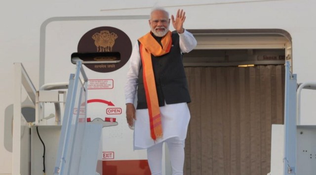 Chandrayaan-themed welcome for PM Modi as he returns to Delhi today ...