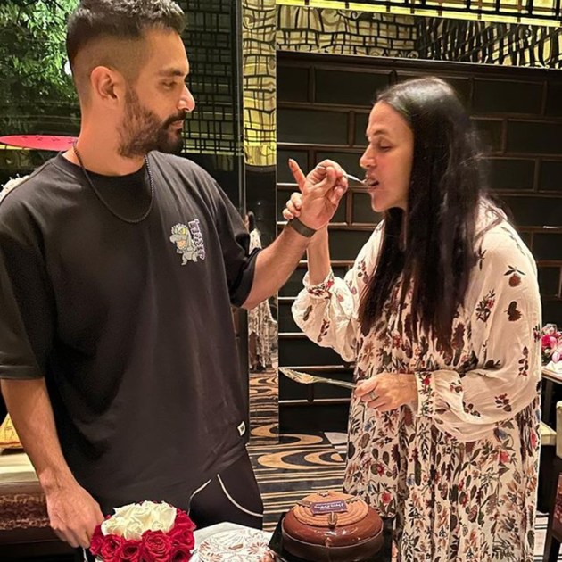 Neha Dhupia shares glimpses of her birthday, calls husband Angad Bedi ...