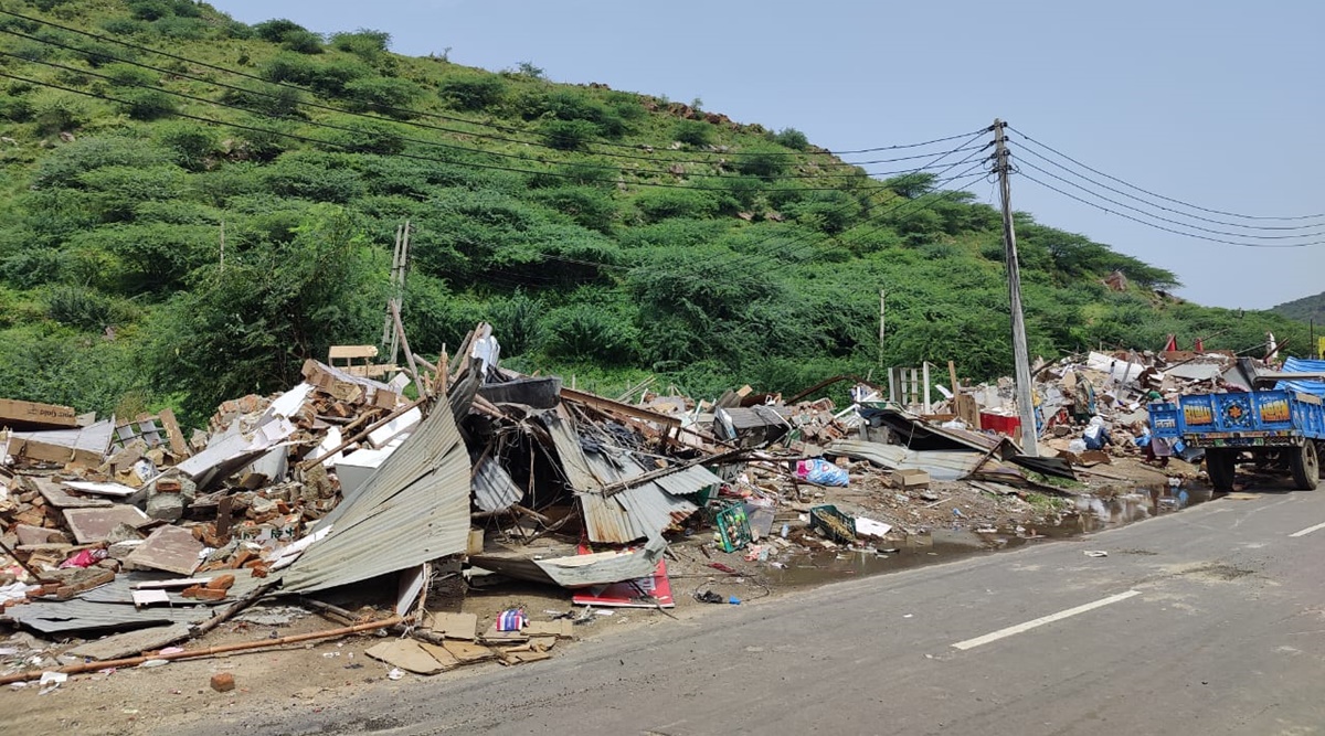 Haryana Nuh Violence Highlights: 3-storey hotel, shops mowed down in ...