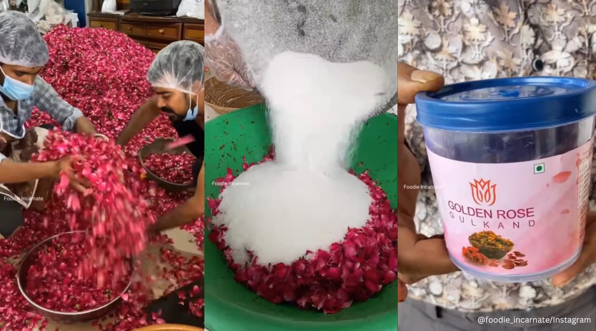 Watch: Viral video shows how gulkand is made | Trending News - The ...
