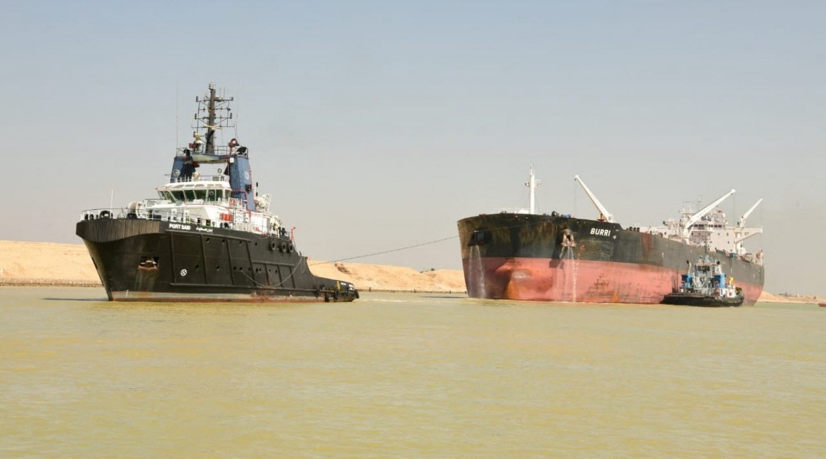 A tanker collision disrupts traffic at Egypt’s Suez Canal, authorities ...