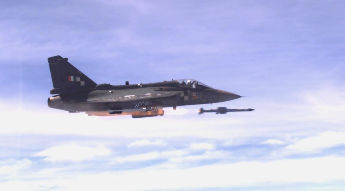 LCA Tejas successfully test-fires ASTRA air-to-air missile ...