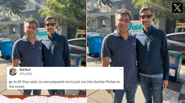 Bengaluru-based techie runs into Google CEO Sundar Pichai on San ...