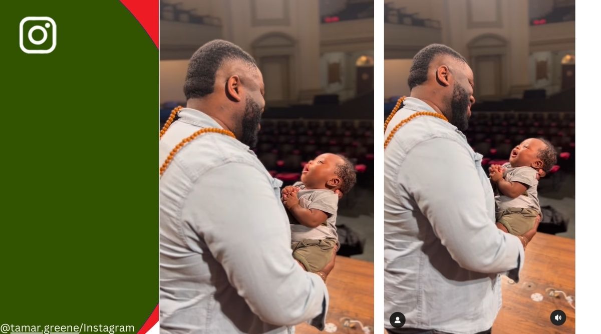 Broadway singer sings for his three-month-old son and he ‘sings back ...