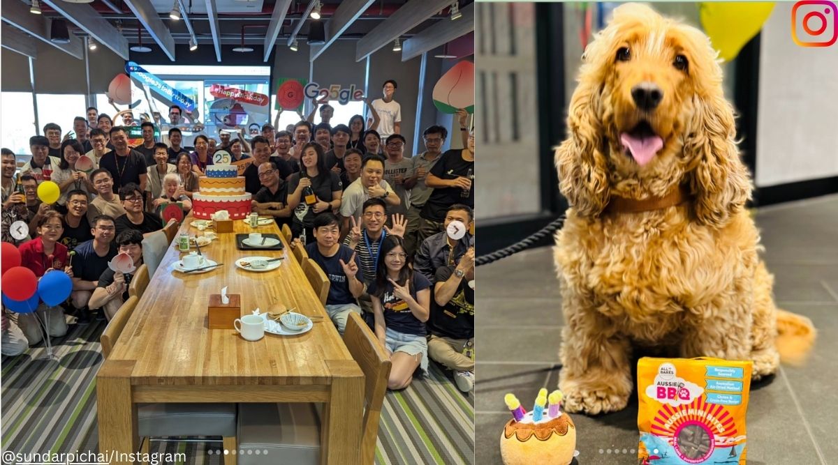 Google CEO Sundar Pichai shares glimpse of tech giant’s 25th birthday ...
